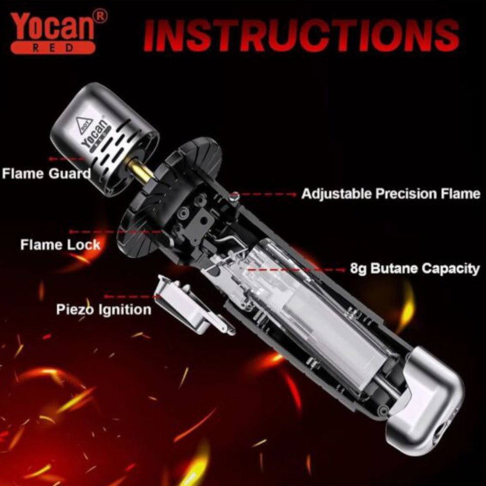 Red Katana Torch - Glass Patriots