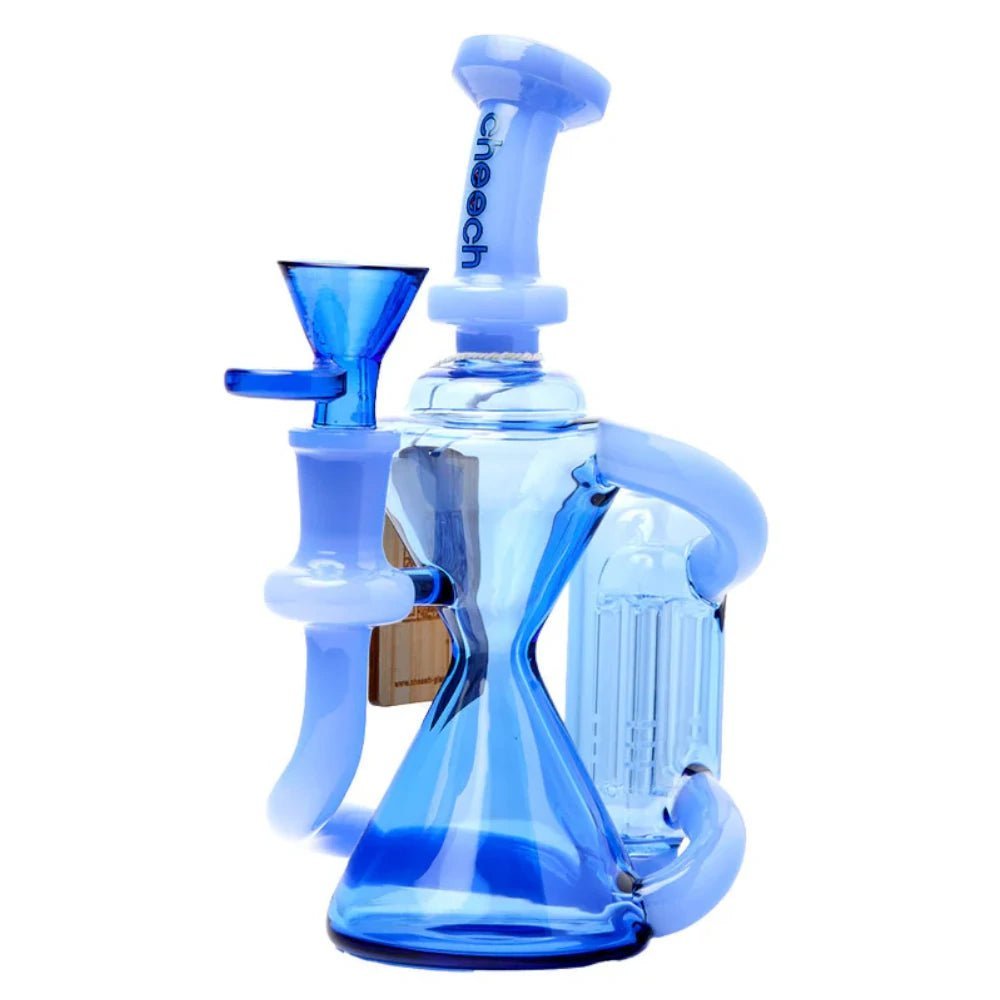 Tree Perc Recycler Water Pipe - Glass Patriots