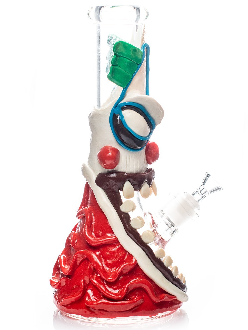 Crazy Clown Beaker Bong - Glass Patriots