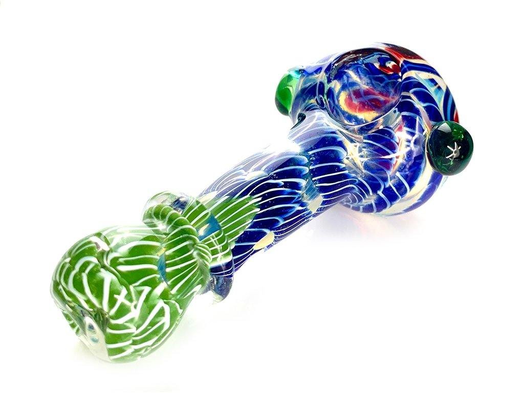 3D Inside Out Glass Smoking Pipe - Glass Patriots