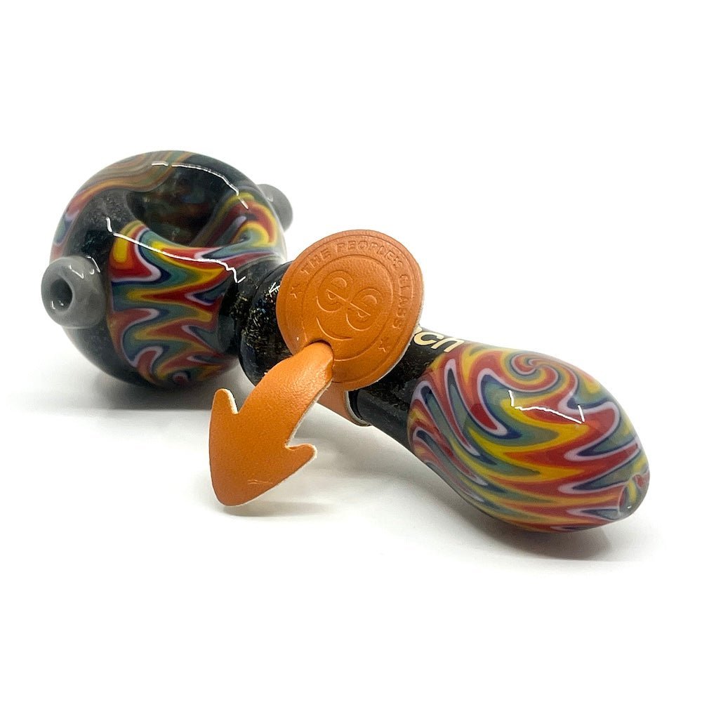 Dichroic Wig Wag Pipe - Glass Patriots