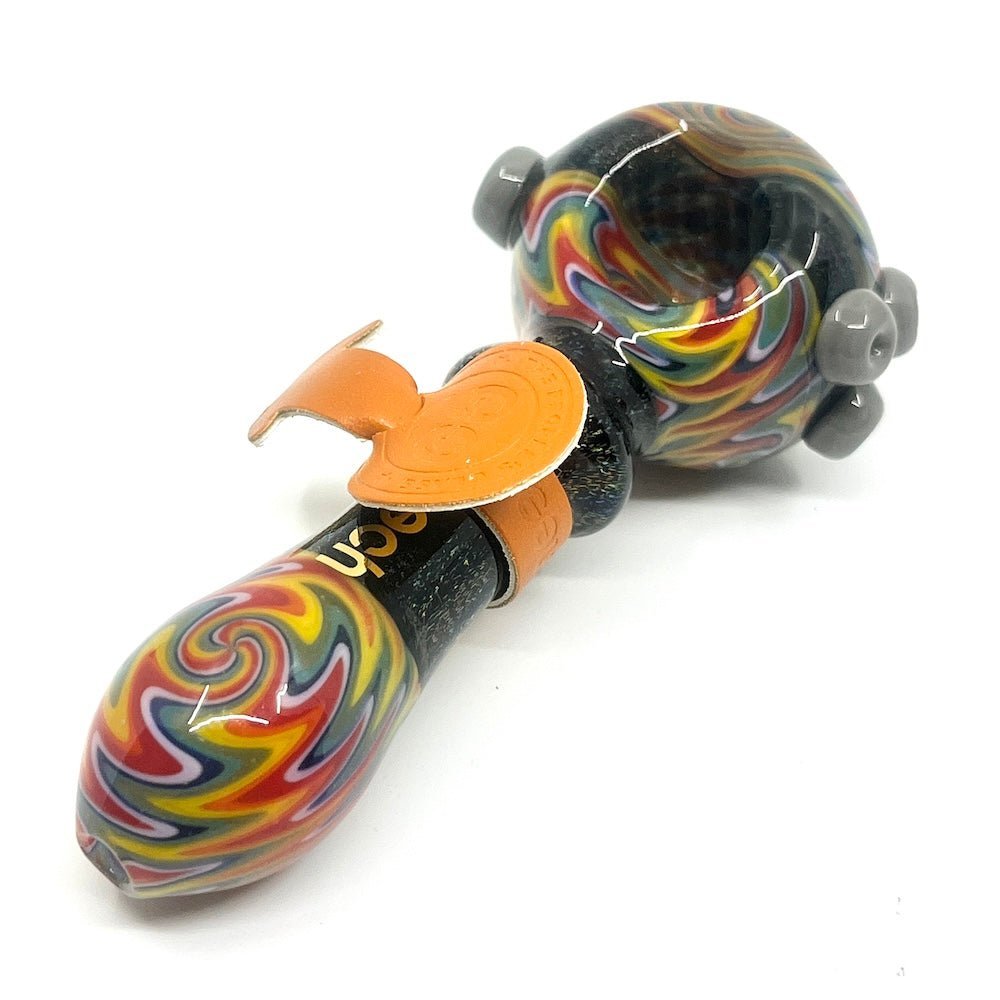 Dichroic Wig Wag Pipe - Glass Patriots