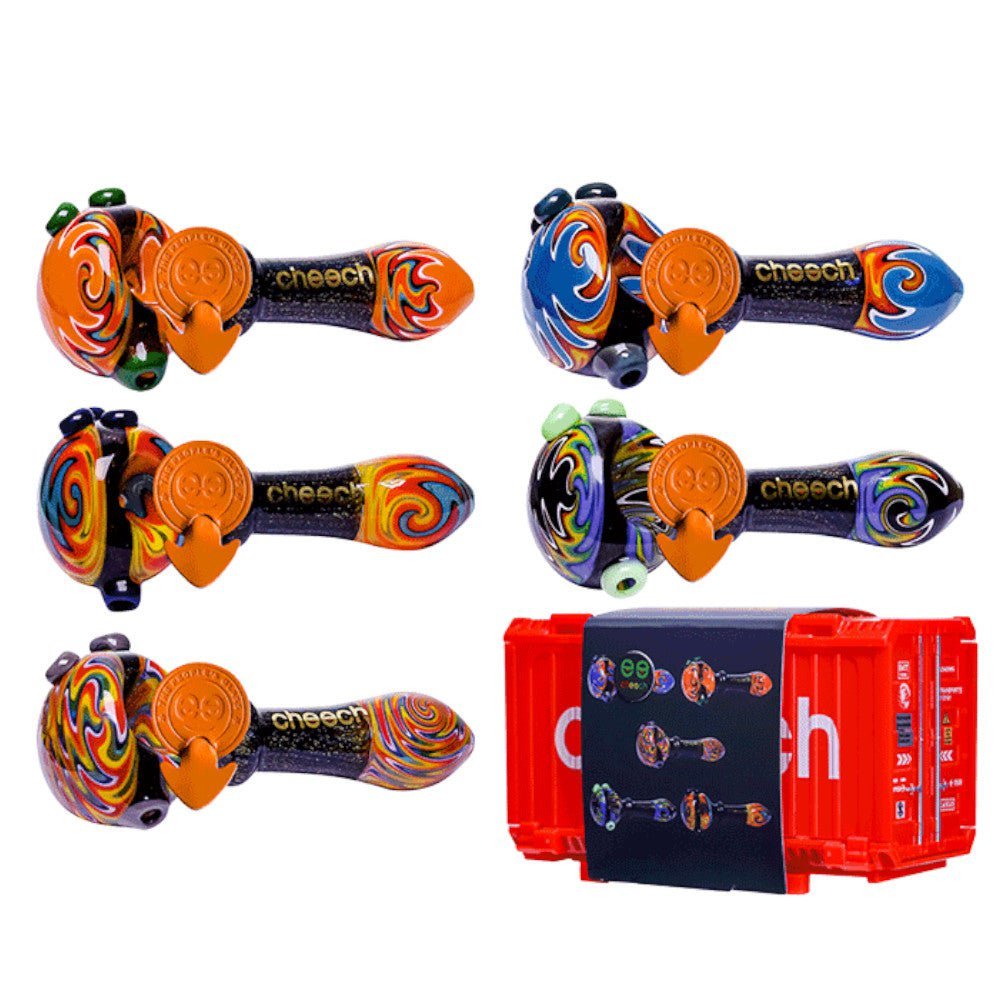 Dichroic Wig Wag Pipe - Glass Patriots