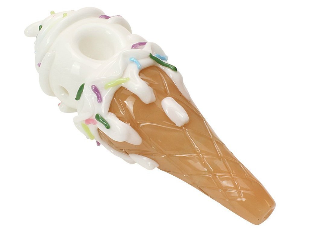 Sprinkle Ice Cream Cone Pipe - Glass Patriots