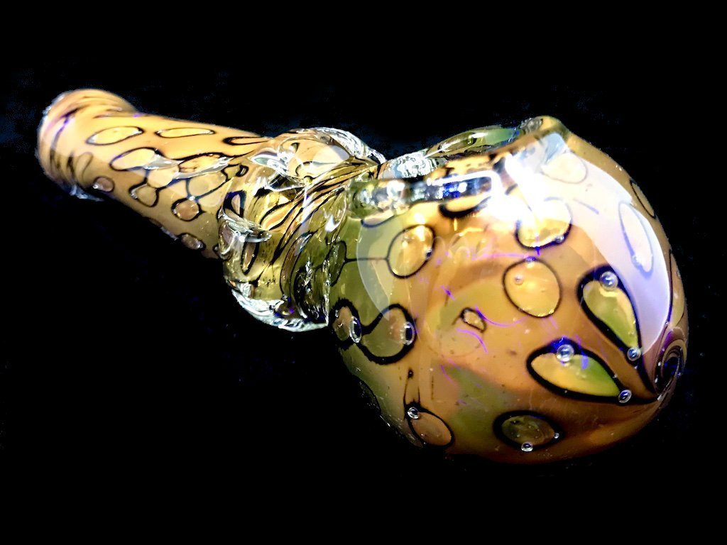 Golden Chill Pipe - Glass Patriots