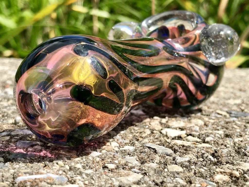Heavy Color Changing Pipe - Glass Patriots