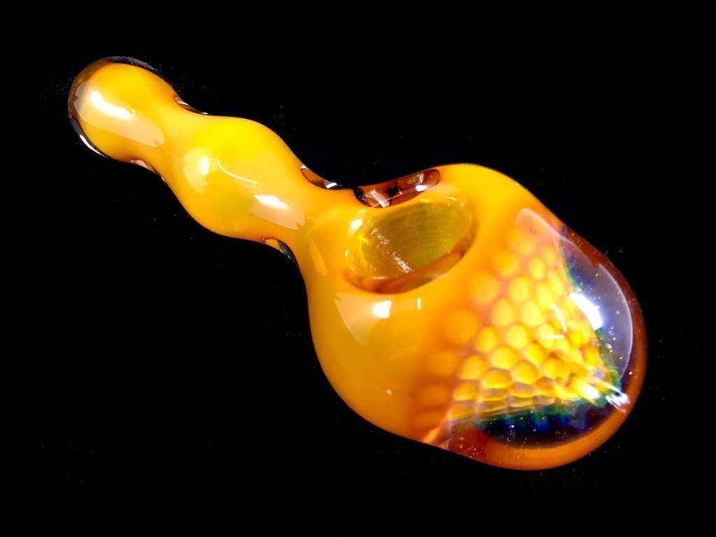 Honeycomb Marble Pipe - Glass Patriots