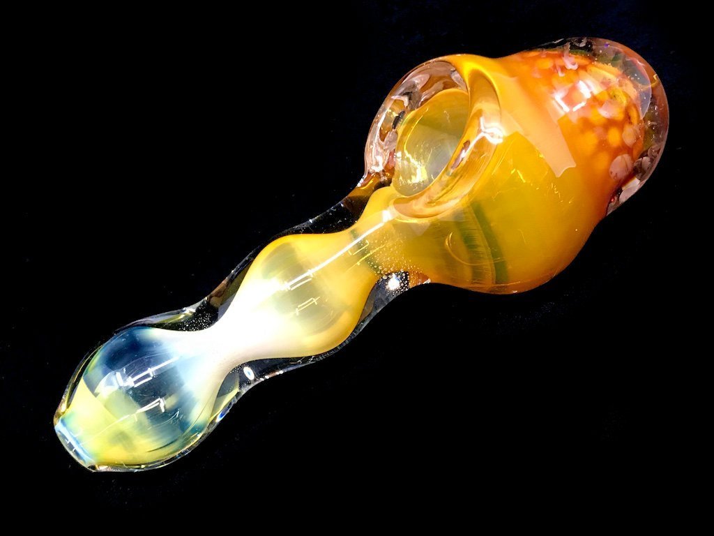 Honeycomb Marble Pipe - Glass Patriots