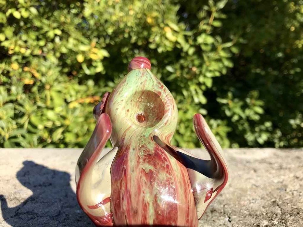Polly the Parrot Pipe - Glass Patriots