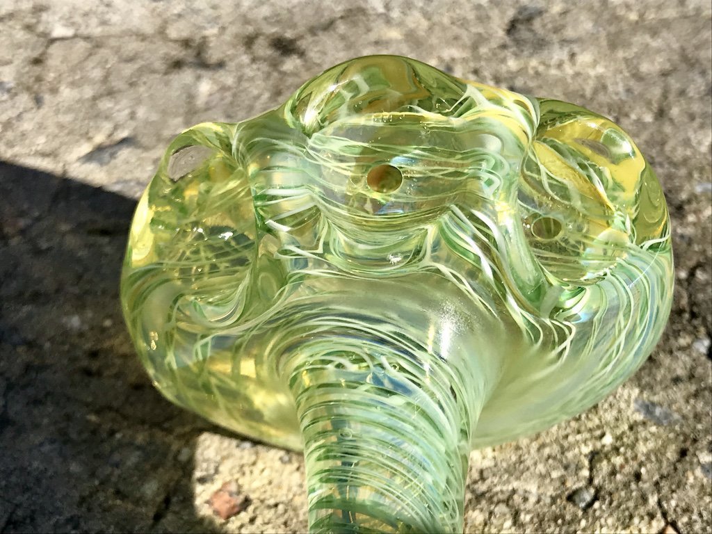 Triple Bowl Party Pipe - Glass Patriots
