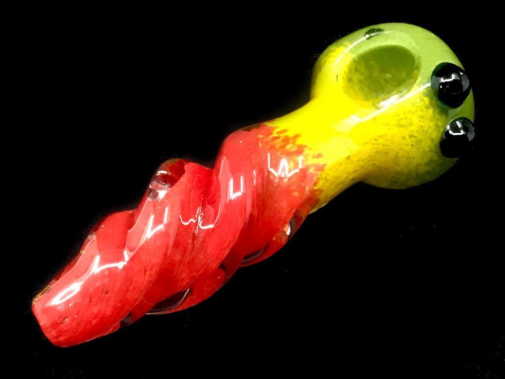 Twist Rasta Pipe - Glass Patriots